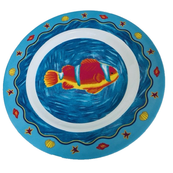 Ocean State | Dining | Ocean State Melamine Plastic Outdoor Clown Fish ...